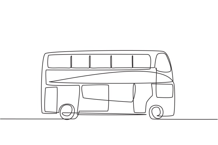 Double Decker Bus Drawing Vector Images (over 230)