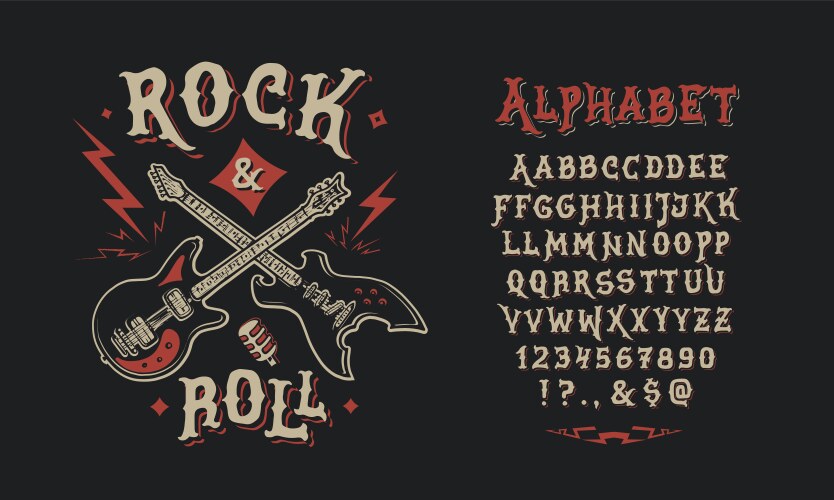 Rock And Roll Font Vector Images (über 1,100)