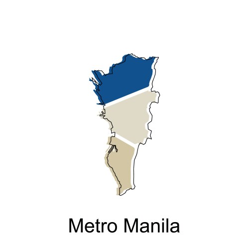 Metro Manila Map Vector Images (17)