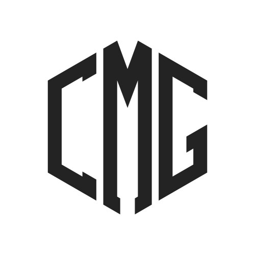 Cmg logo design initial letter monogram – Royalty-Free Vector | VectorStock