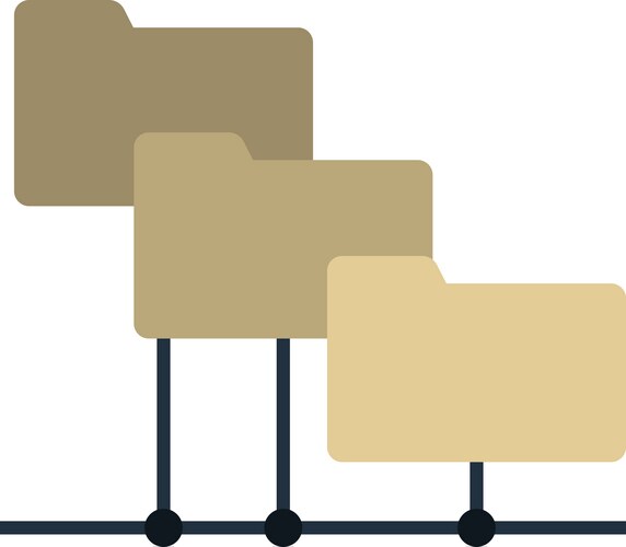 Archive folder icon Royalty Free Vector Image - VectorStock