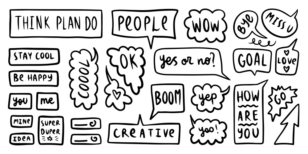 Random Words Vector Images (over 1,800)