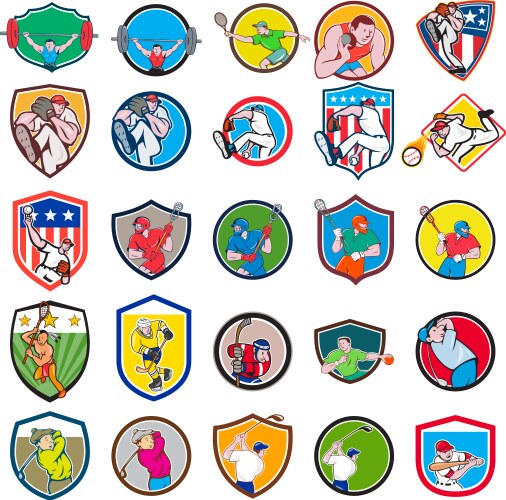 Sports Crest Vector Images (over 12,000)