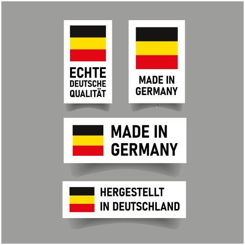 Made in germany labels set german quality mark Vector Image
