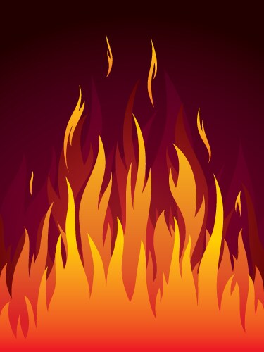 Fire flame Royalty Free Vector Image - VectorStock