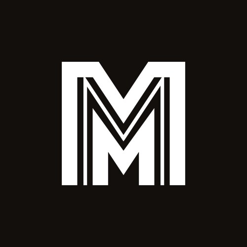 Double m logo Vector Images & Graphics for Commercial Use | VectorStock
