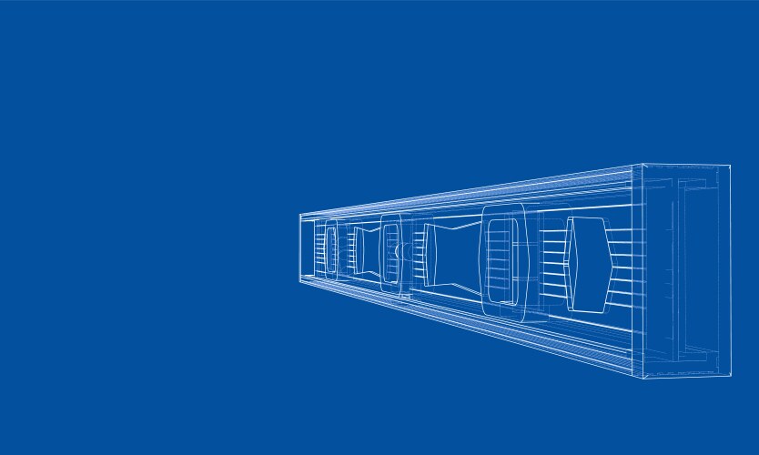 Outline building level Royalty Free Vector Image