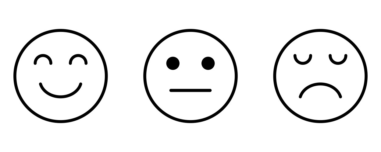 Neutral Emoji Vector Images (over 940)