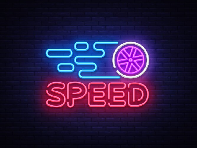 Car wash logo design in neon style Royalty Free Vector Image