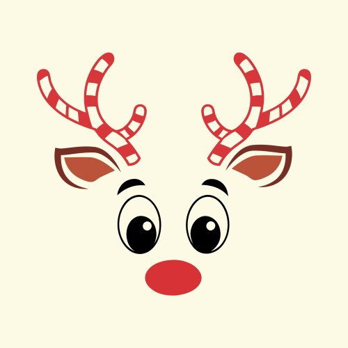 Christmas reindeer clipart Vector Images & Graphics for Commercial Use ...