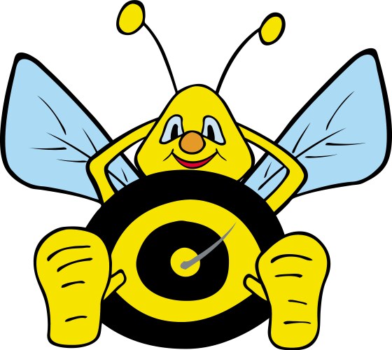 Cartoon bee Royalty Free Vector Image - VectorStock