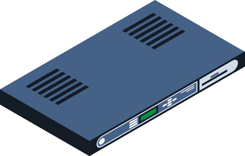 Network topology lan objects icon design router Vector Image