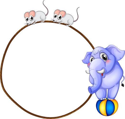 Elephant Circle Vector Images (over 1,400)