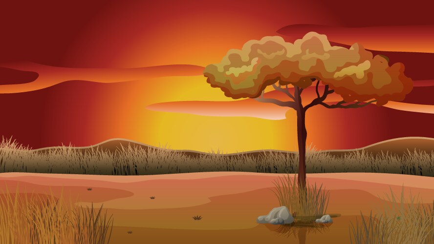 Morning view Royalty Free Vector Image - VectorStock