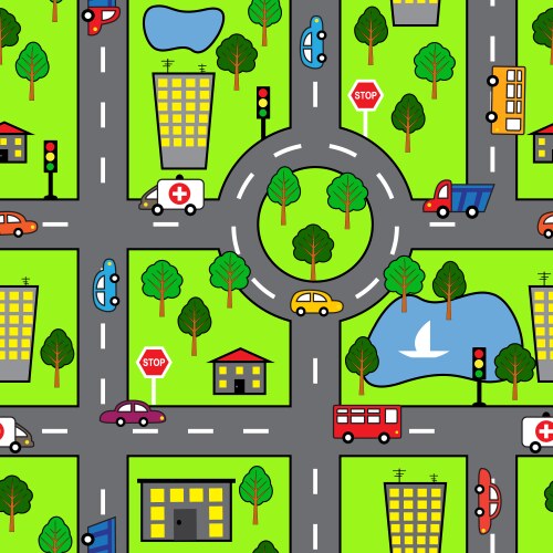 Cartoon Road Map Vector Images (over 7,300)