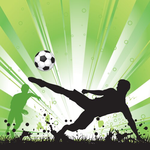 Soccer championship poster Royalty Free Vector Image