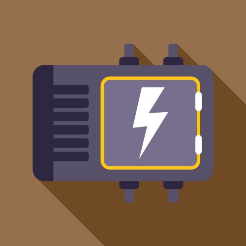 Electrical panel providing power supply Royalty Free Vector