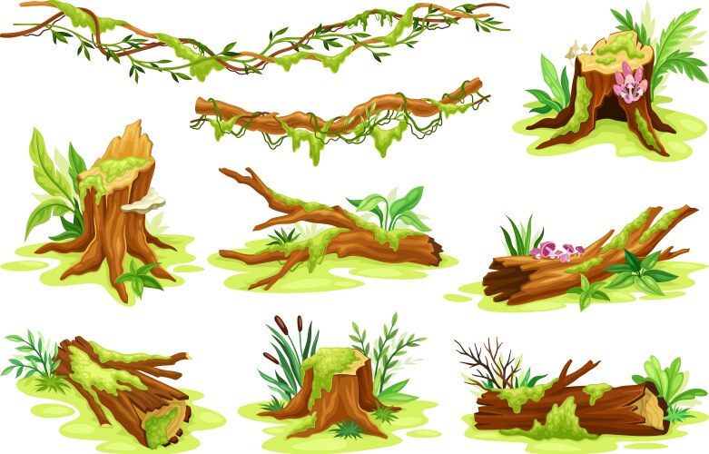 Cartoon Tree Bark Vector Images (over 3,300)
