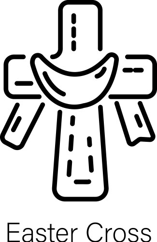 Axum cross Royalty Free Vector Image - VectorStock