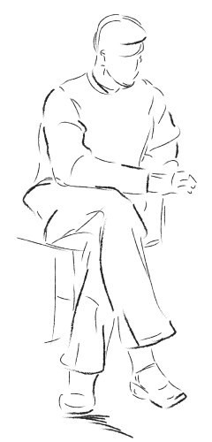 Man Sitting Vector Images (over 100,000)