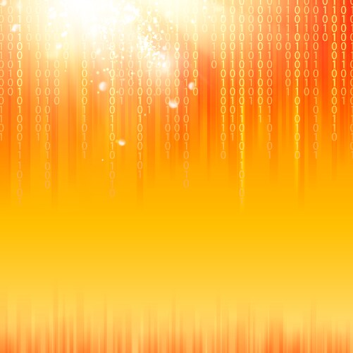 Abstract Binary Number System Concept Network Vector Image