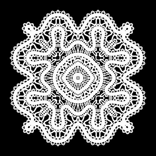 Doily Silhouette Vector Images (over 750)