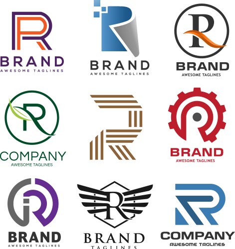 Letter m trend logo Royalty Free Vector Image - VectorStock