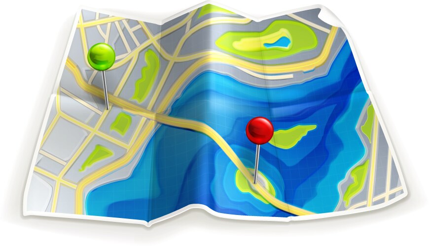 Gps Road Map Vector Images (over 67,000)