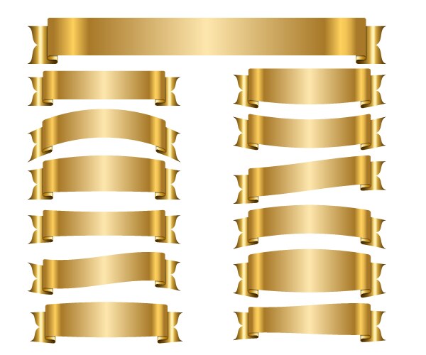 Long ribbons Royalty Free Vector Image - VectorStock