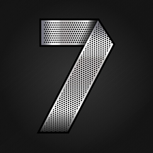 Number 7 Vector Images (over 19,000)