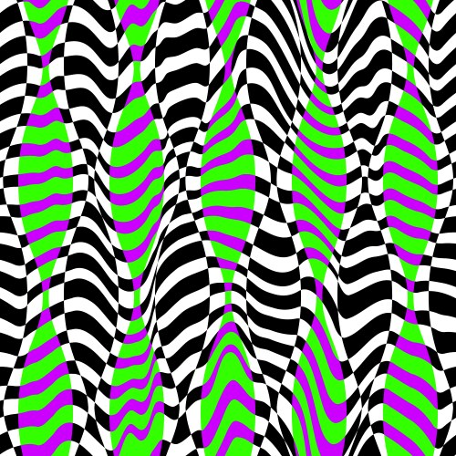 Abstract warp lines seamless texture Royalty Free Vector