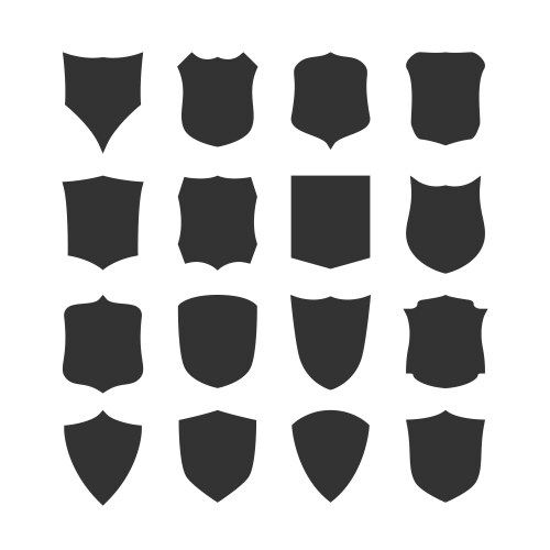 Blank Shield Template Vector Images (over 5,400)
