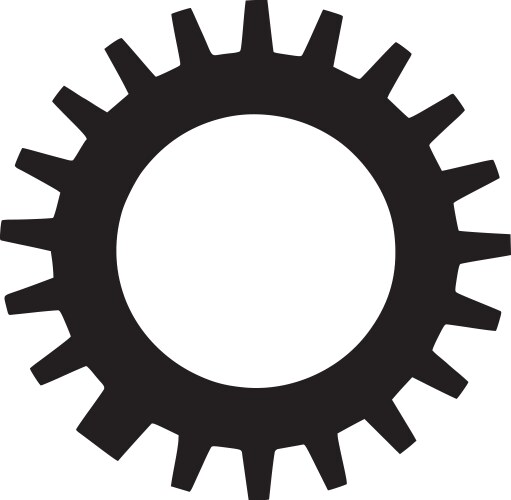 Gear logo icon Royalty Free Vector Image - VectorStock