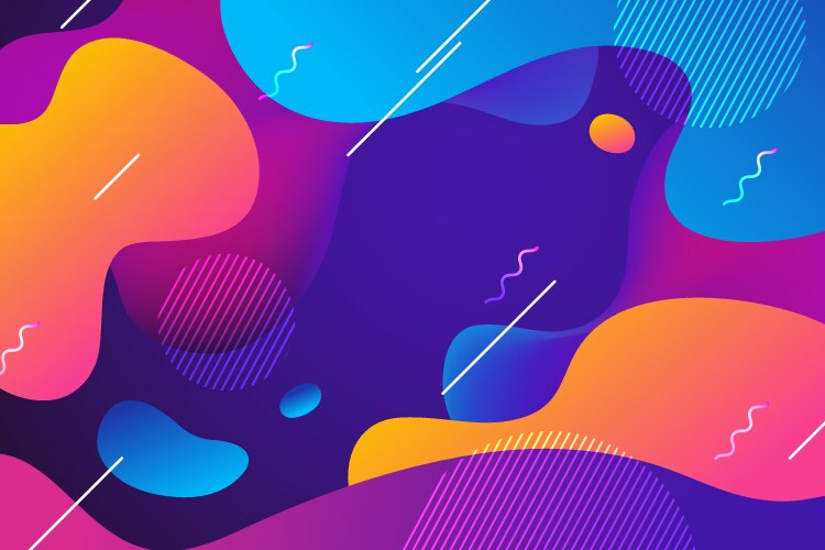 Colorful colourful abstract gradient background Vector Image