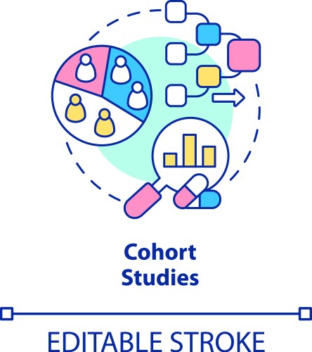 Information gathering concept icon Royalty Free Vector Image