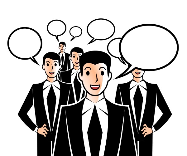Team communication concept Royalty Free Vector Image Team communication concept Royalty Free Vector Image