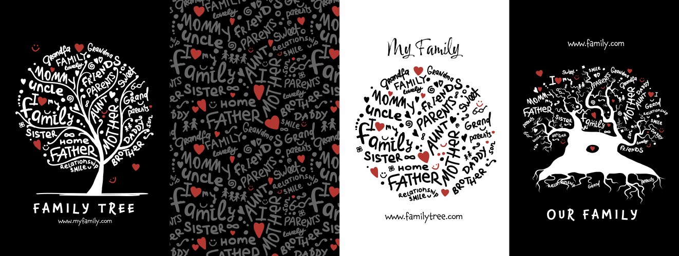 Family Tree Doodle Vector Images (over 1,200)
