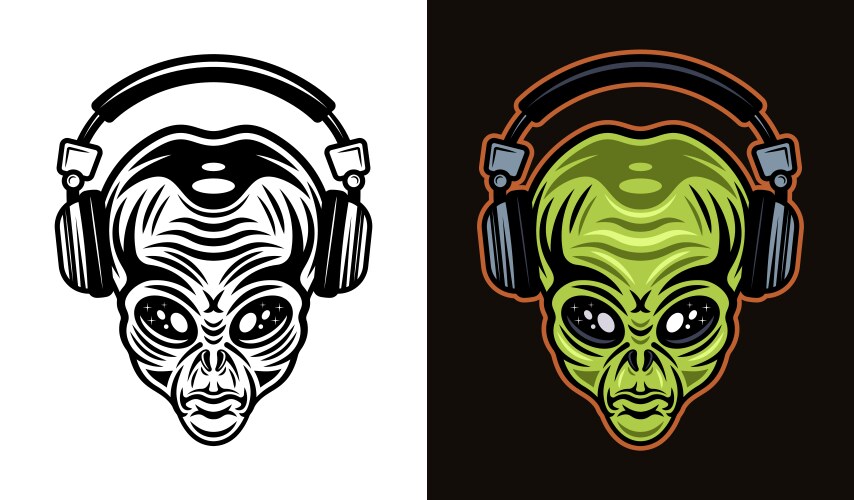 Alien Cartoon Head Vector Images (over 9,900)