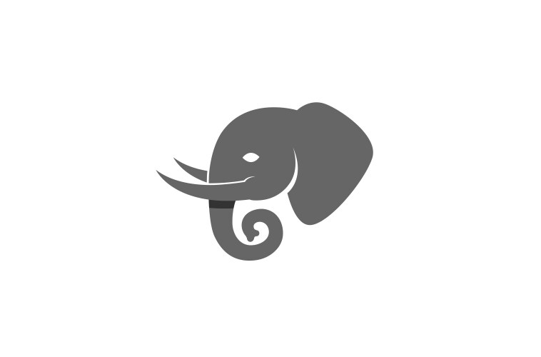 Elephant Head Silhouette Profile Elephant Head Profile Vector Images