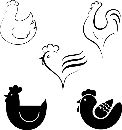 Just a girl who loves chickens - chicken lover Vector Image