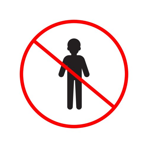 No Entry Sign Vector Images (over 8,400)