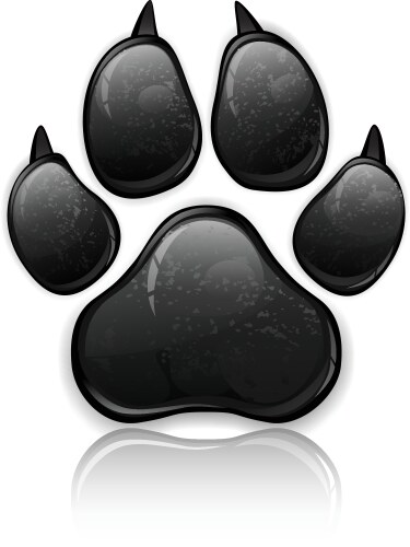 Dog Paw Black and White Vector Images (over 42,000)