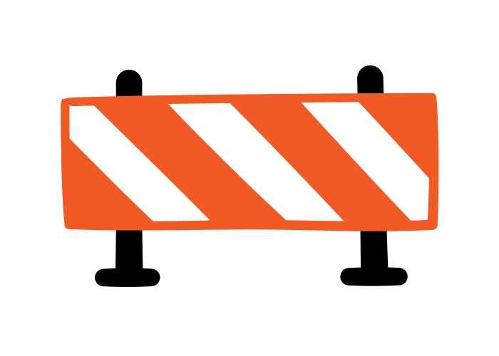 Roadblock Sign Vector Images (over 2,800)