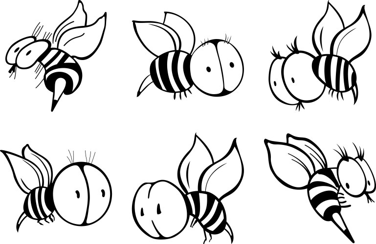 Bee Outline Vector Images (over 22,000)