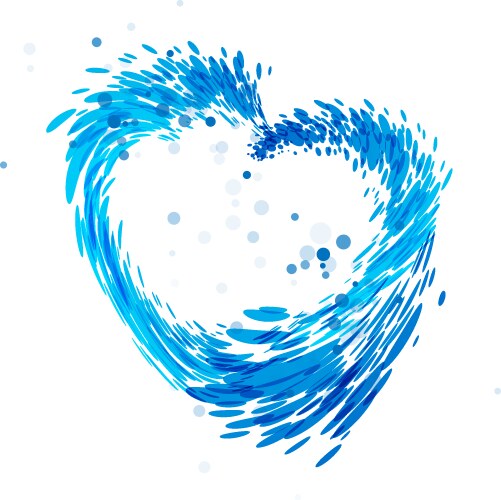 Water Ripple Heart Vector Images (84)
