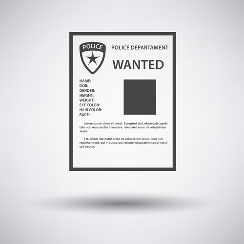 Missing person poster template Royalty Free Vector Image
