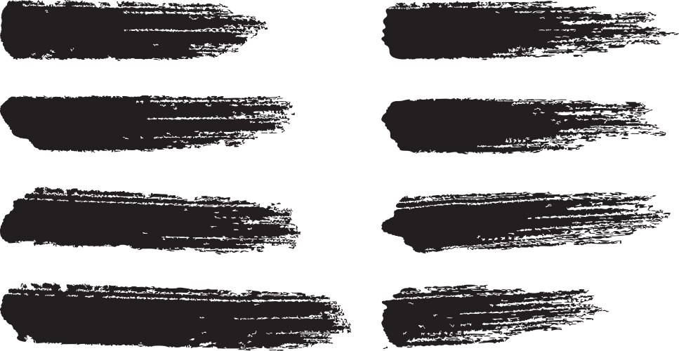 Wide brush strokes Royalty Free Vector Image - VectorStock