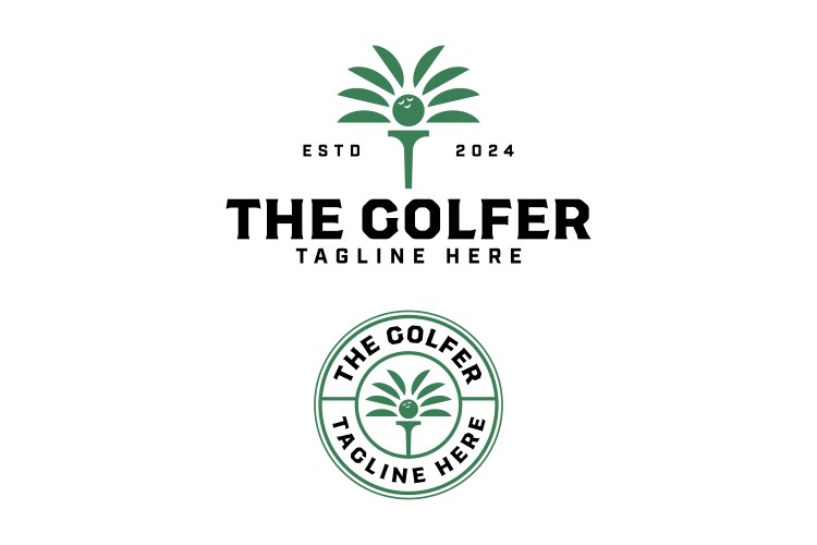 Palm Tree Golf Vector Images (91)