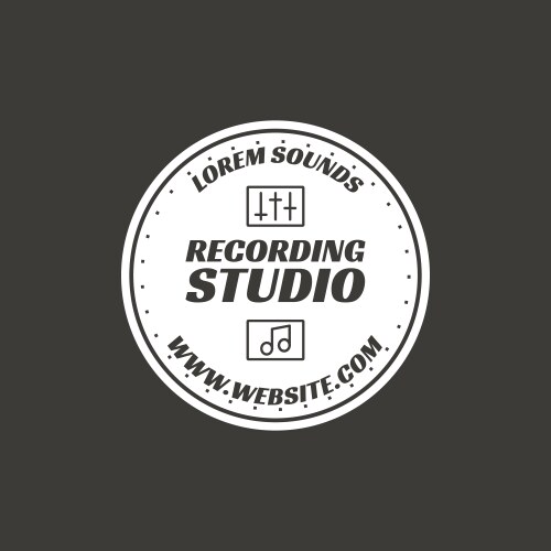 Music Recording Studio Logo Vector Images (over 15,000)