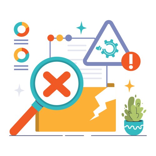 Software testing code and debugging Royalty Free Vector Software testing code and debugging Royalty Free Vector